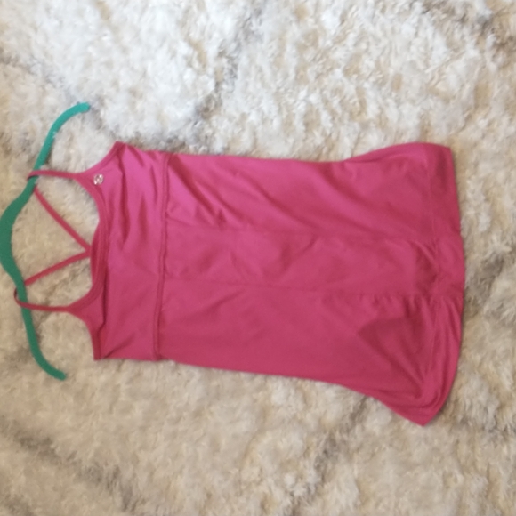 Juicy Couture | Tops | Juicy Couture Pink Fitted Razor Back Gym Top ...